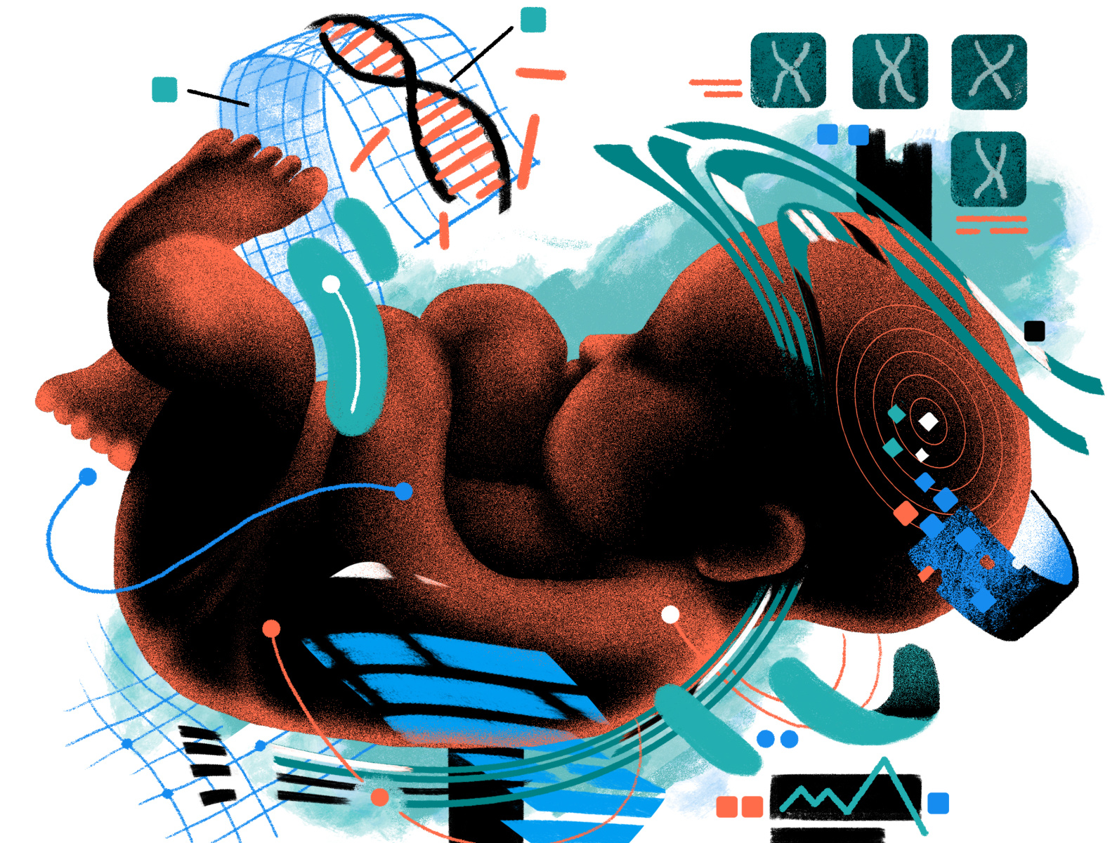 CRISPR Baby by Matt Chinworth on Dribbble