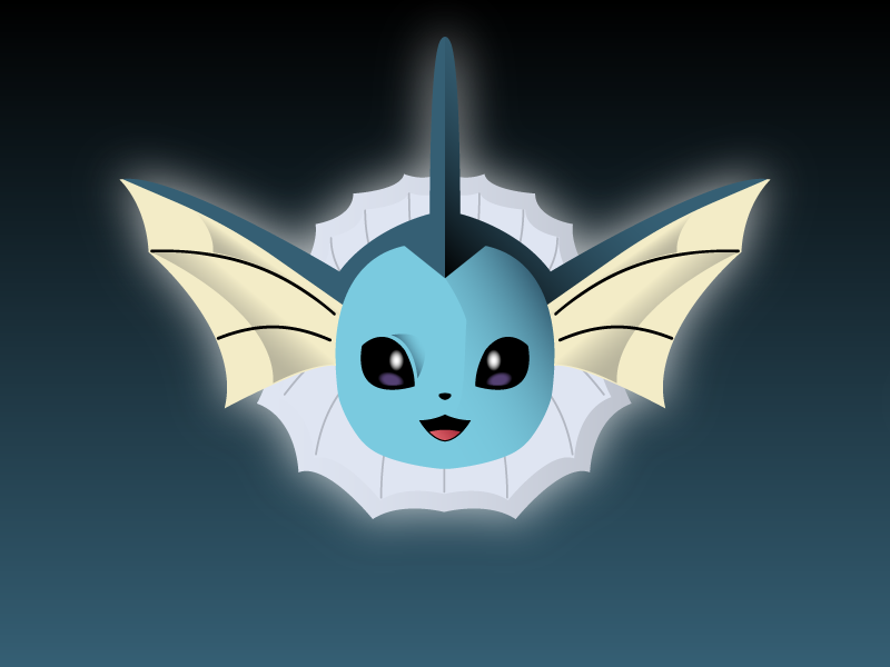 Vaporeon by Mac South on Dribbble