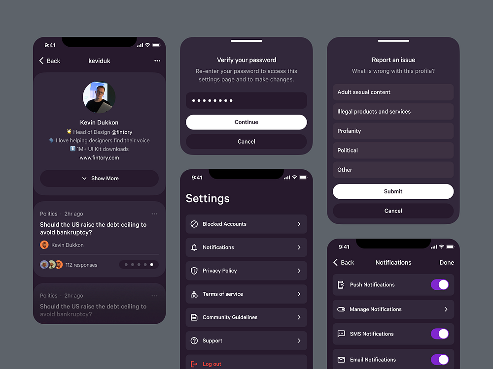 User Profile designs, themes, templates and downloadable graphic ...