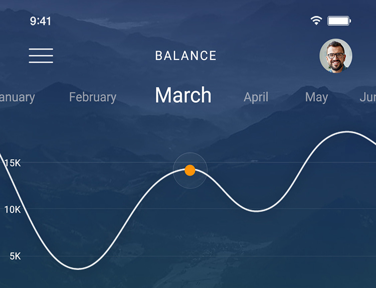 Balance UI by Anıl Çelebi on Dribbble