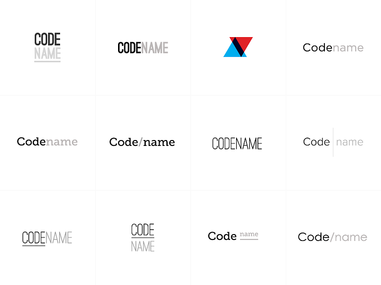 Codename Logo Concepts by Charlie Gleason on Dribbble