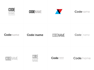 Codename Logo Concepts by Charlie Gleason on Dribbble