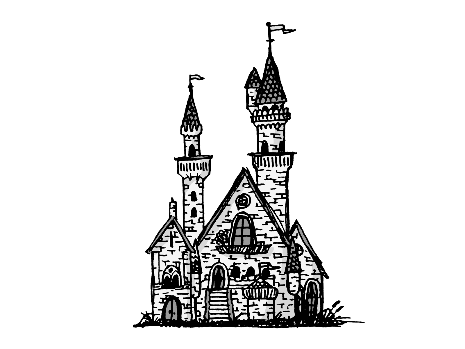 Inktober day 15: Outpost by Tamara (Tammy) Stantic on Dribbble