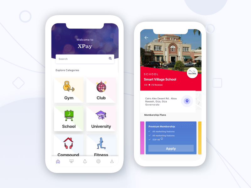 Membership App by Aashna on Dribbble