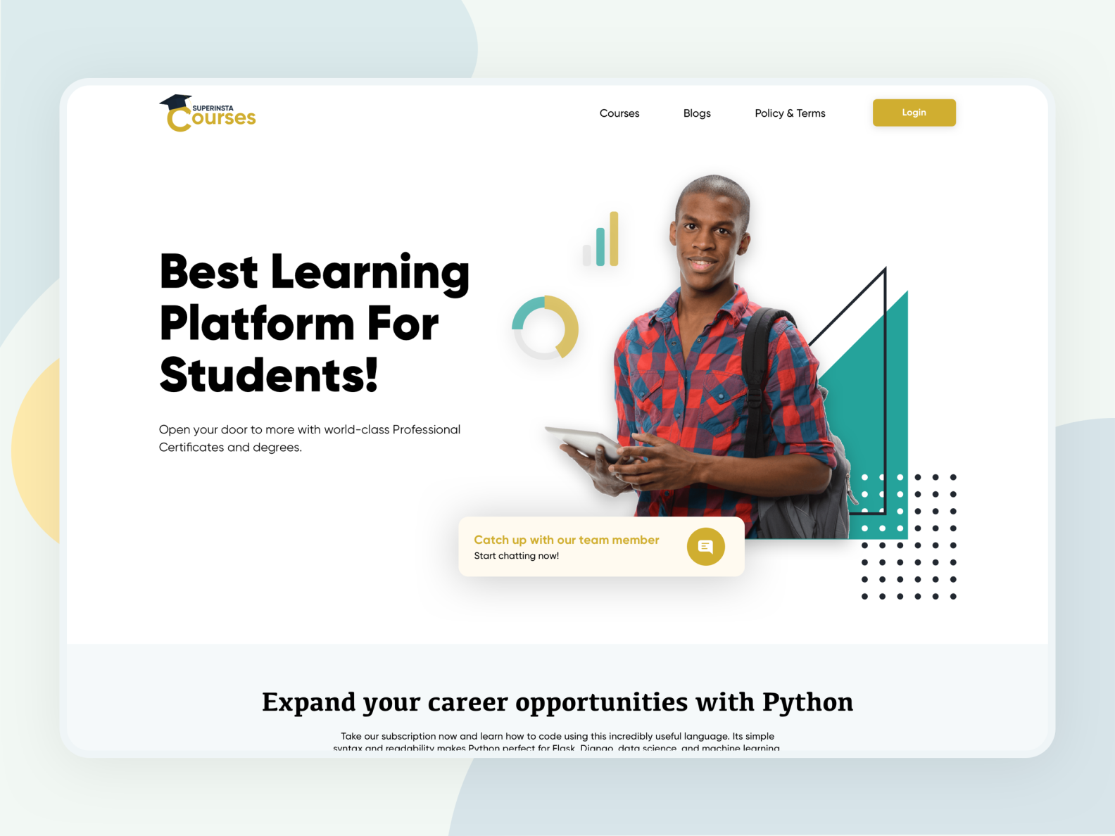 Learning App - Insta Courses by Abhishek Sekhri on Dribbble