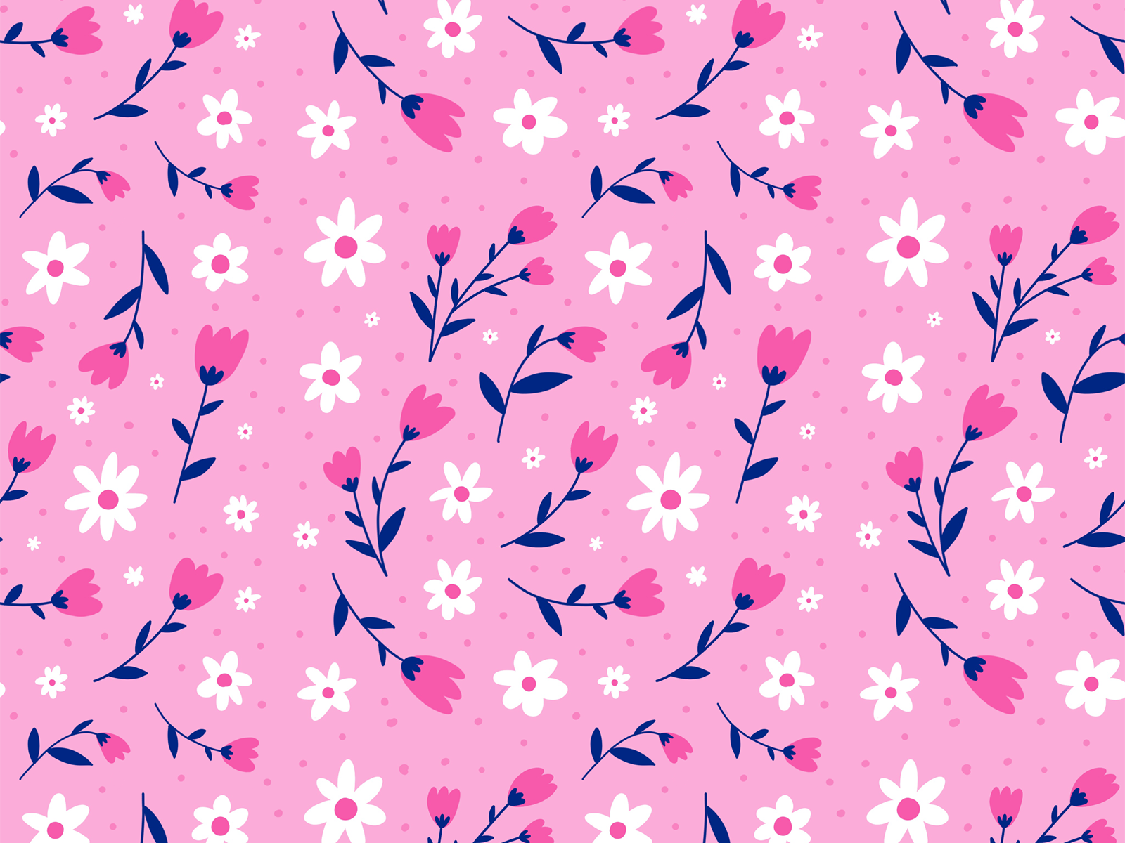 Floral pattern by Roberta Cindrić on Dribbble
