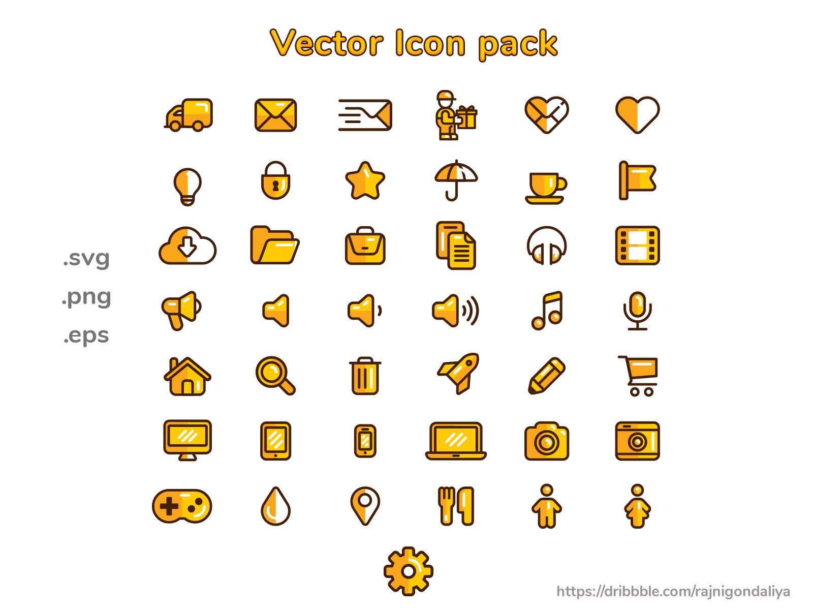 icon Pack by Rajni Gondaliya on Dribbble