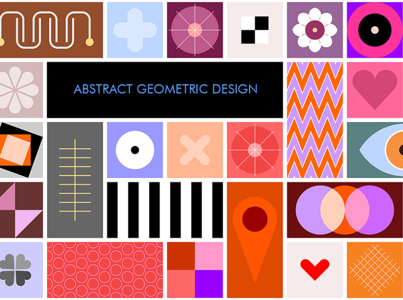 Abstract Geometric Design by danjazzia on Dribbble