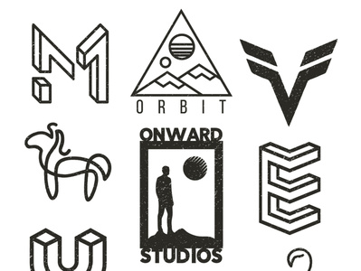 Unused Logo's Book 1 by Eamon Gormley on Dribbble