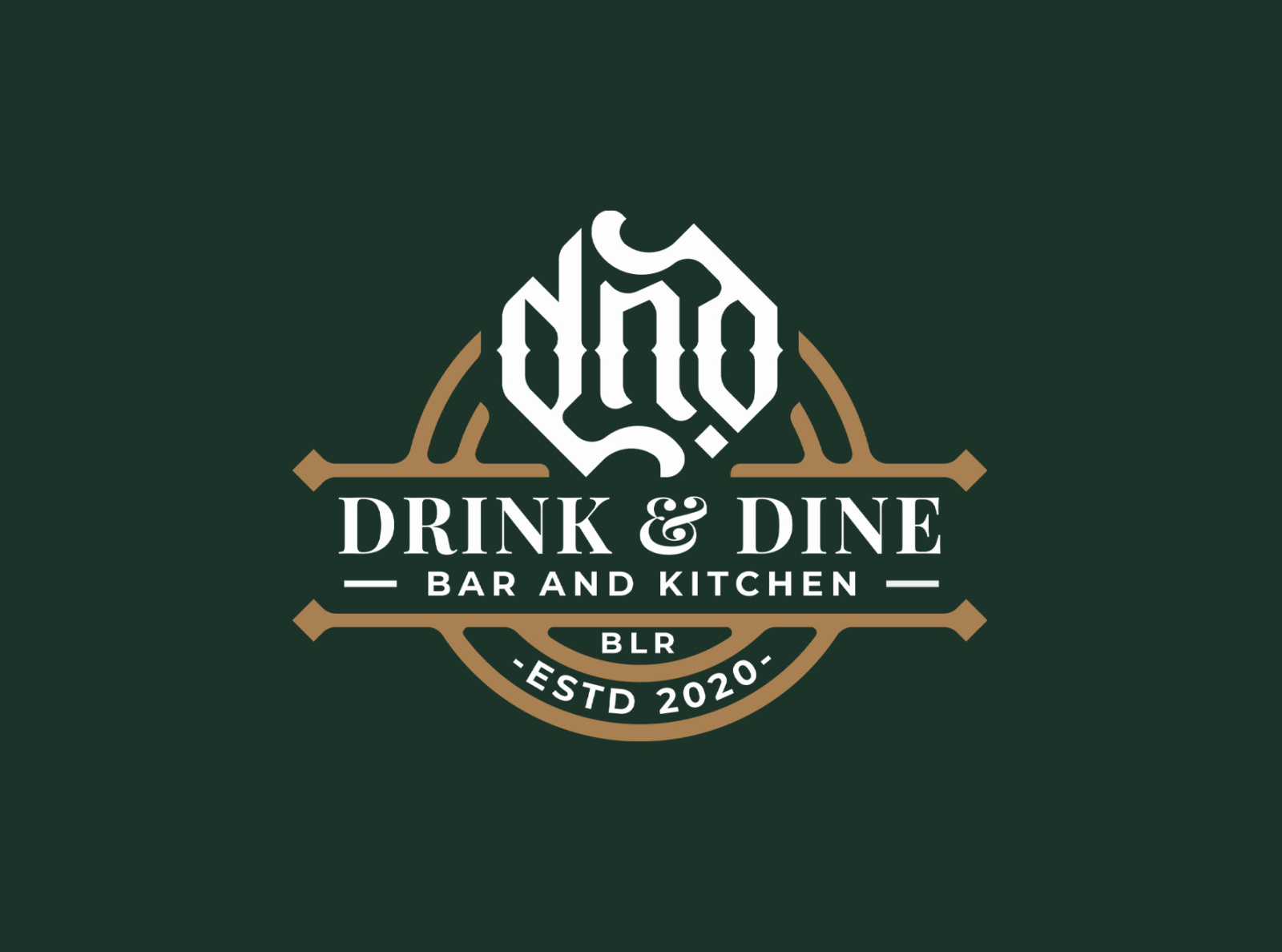 Drink and Dine Logo Design by Design Distrikt on Dribbble