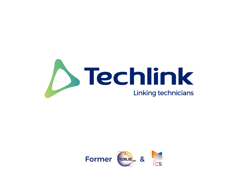 Techlink Logo & name by Louis Bruyneel on Dribbble