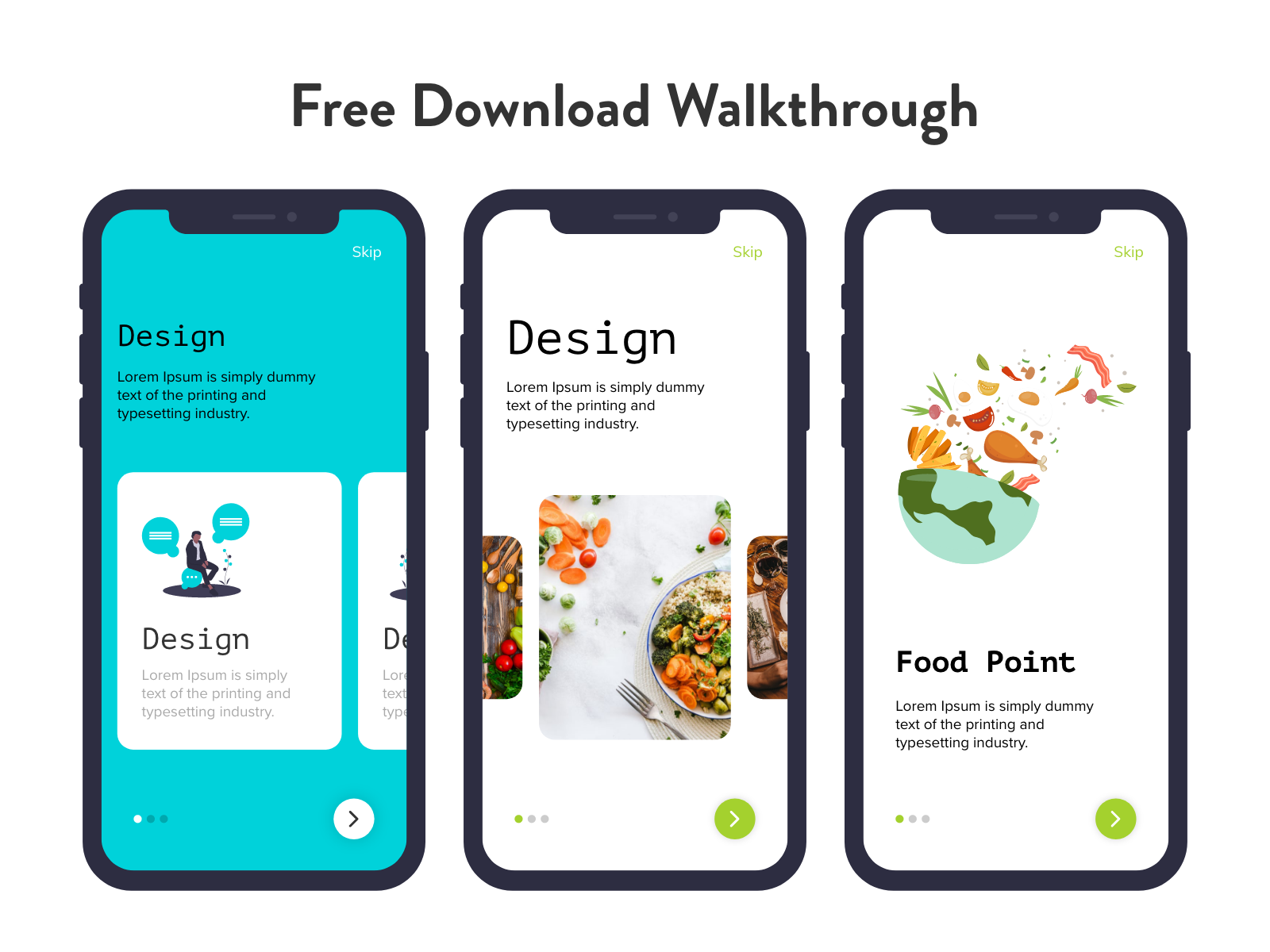 Walkthrough Free Design XD by Chintoo Bhagat on Dribbble