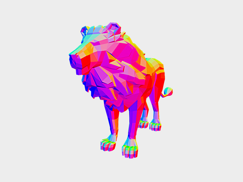 lion by Kostya Krestiannikov on Dribbble