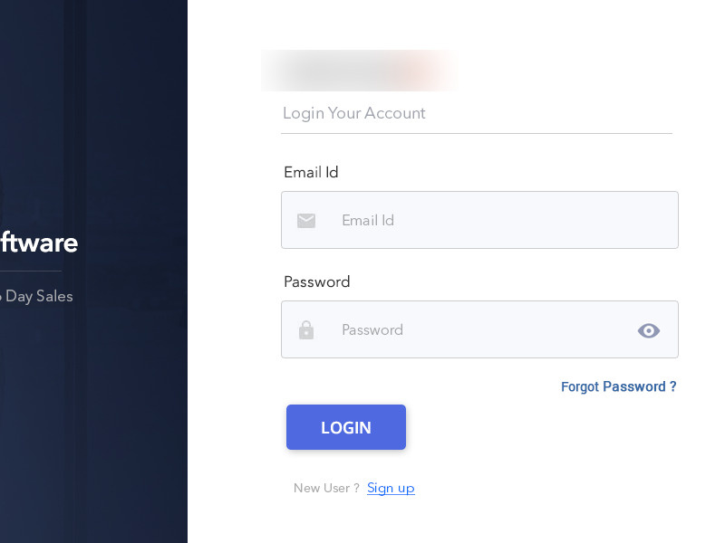 CRM Login by Vishnu on Dribbble