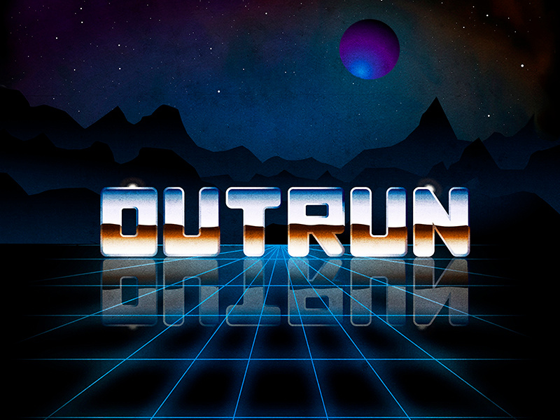 Outrun by Julio Lopez on Dribbble