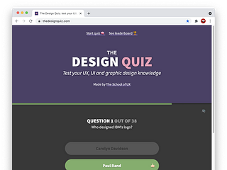Browse thousands of Quiz UI images for design inspiration | Dribbble