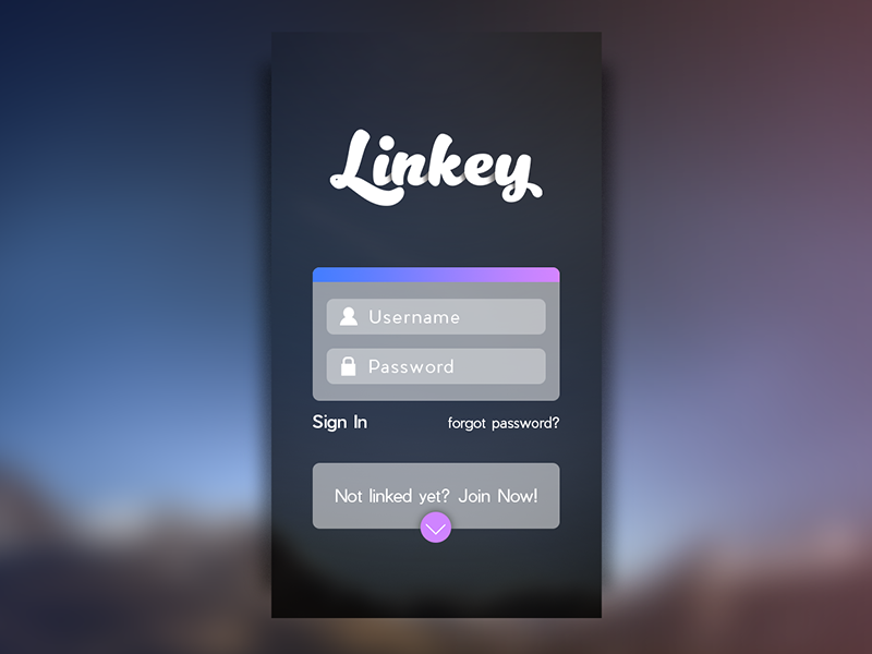 Concept App - Sign In by Oscar Alvarez on Dribbble