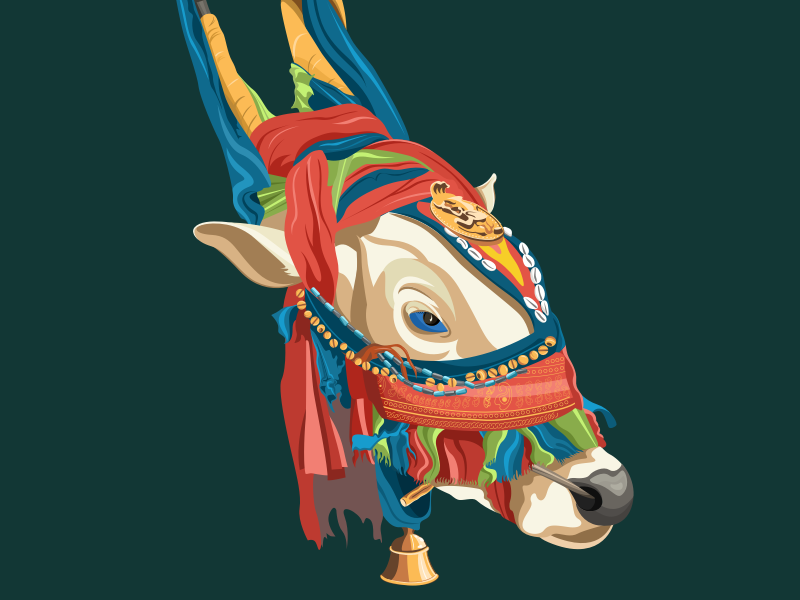 Kole Basava (Decoarated Bull) WIP by Sooraj MV on Dribbble