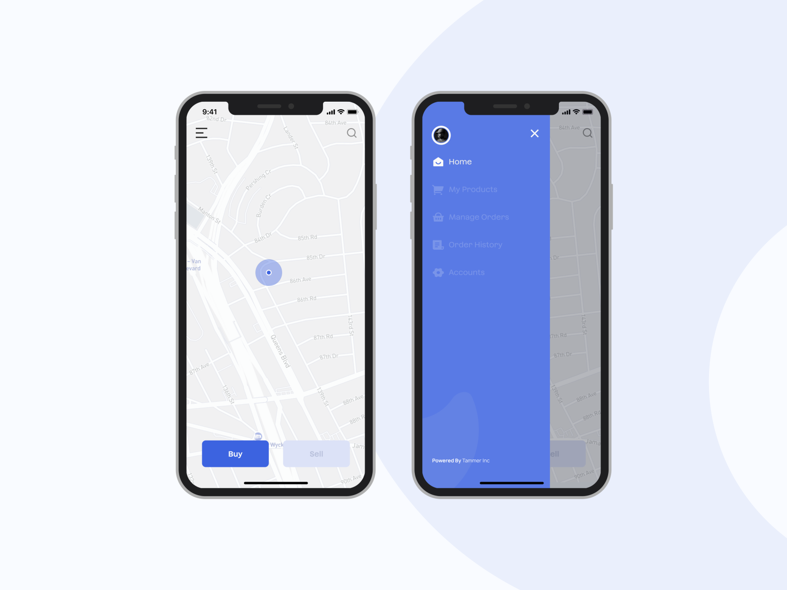 Stockroom Mobile Sidebar by Emmanuel Omole on Dribbble