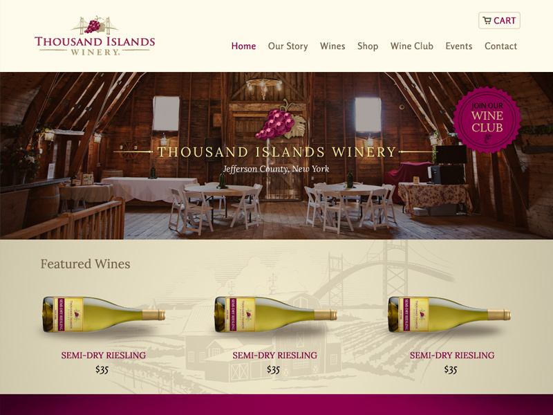 Winery Website by Alan Lee on Dribbble