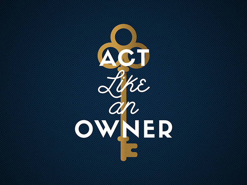 Act Like an Owner by Irene on Dribbble