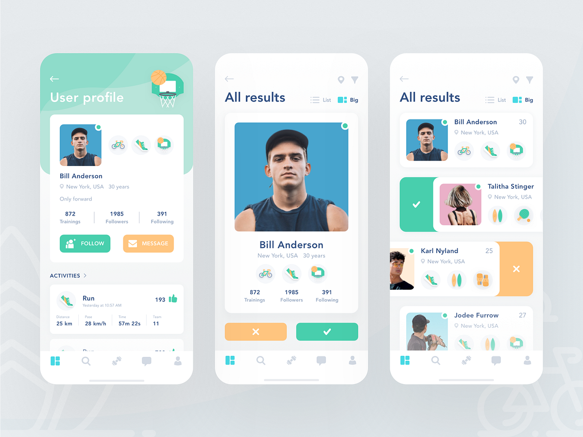 Mobile App UI designs, themes, templates and downloadable graphic ...