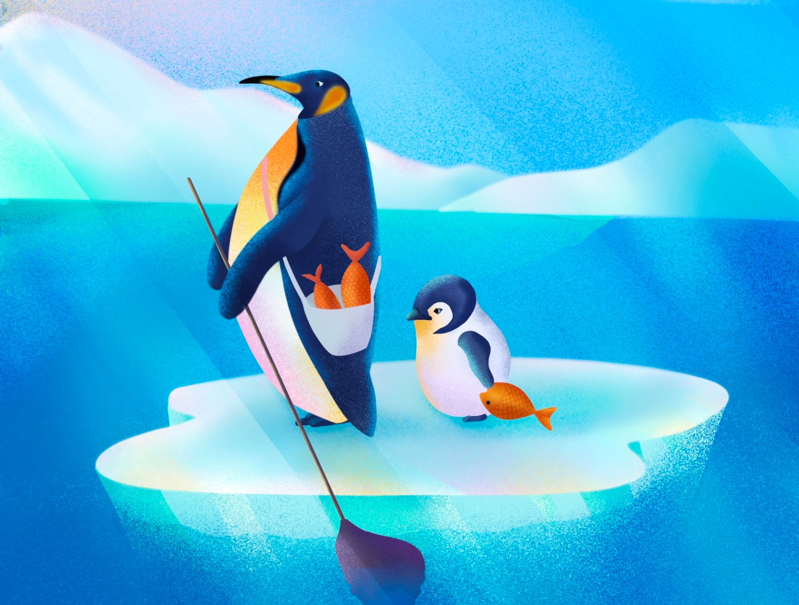 Penguins by ishkirat Kaur on Dribbble