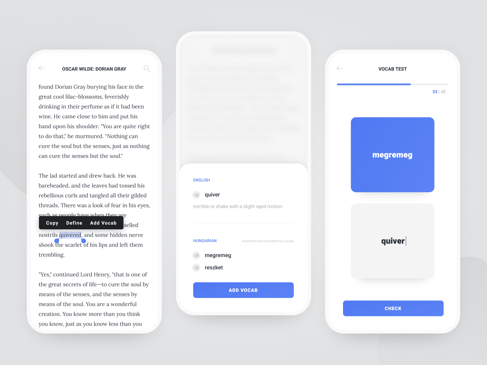 Vocabulary Flashcards Concept by Klaudia Simon on Dribbble