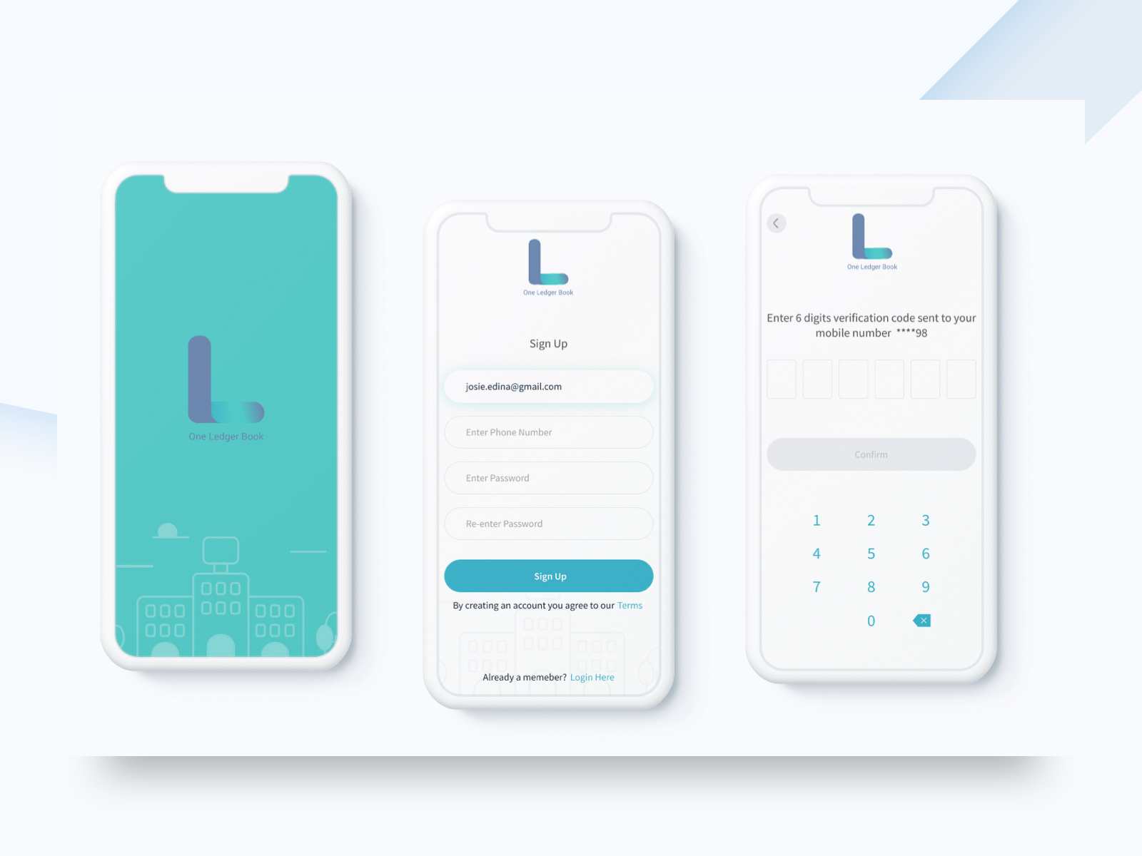 One Ledger Book_ UI/UX Design by Sriparna Ghosh on Dribbble