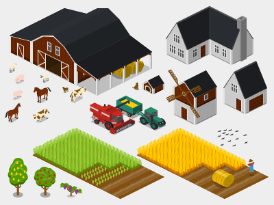 FREE Farm icons by Icograms on Dribbble FREE Farm icons by Icograms on Dribbble
