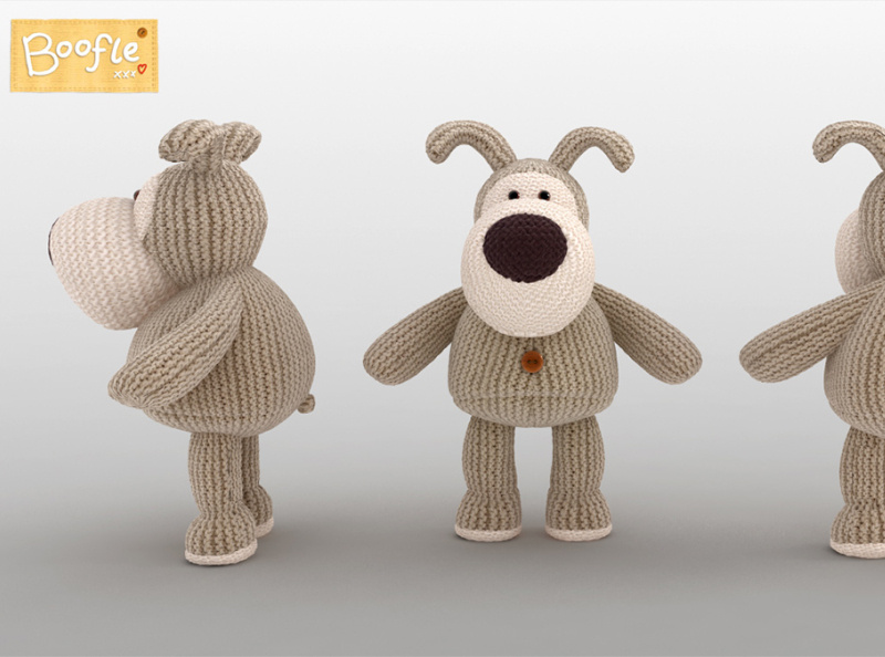 Boofle 3D model by Andrew Shillito on Dribbble