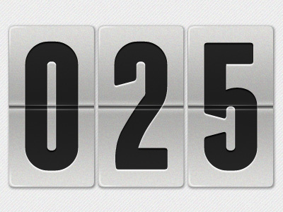Classic Number Ticker by Cody Moiseve on Dribbble