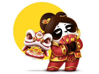 Hey Panda~ by lishun on Dribbble