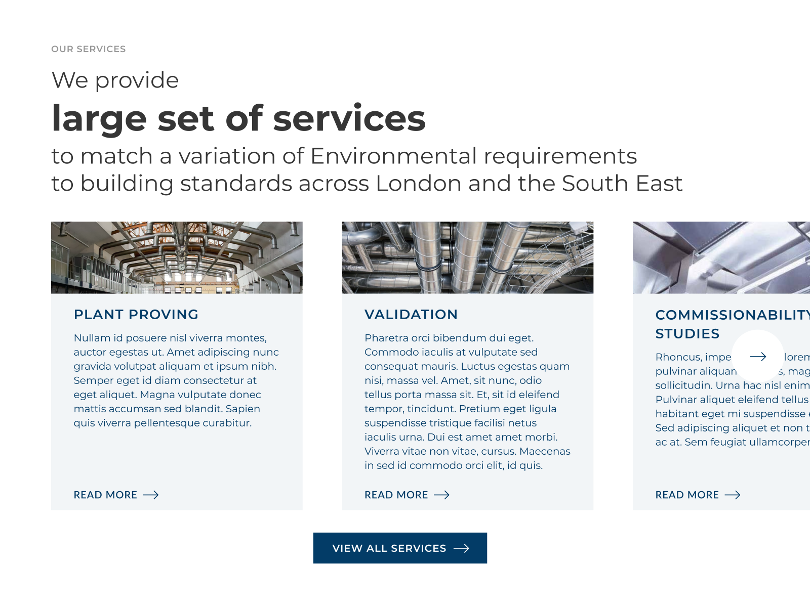Services Slider by Andrew Konovalov on Dribbble