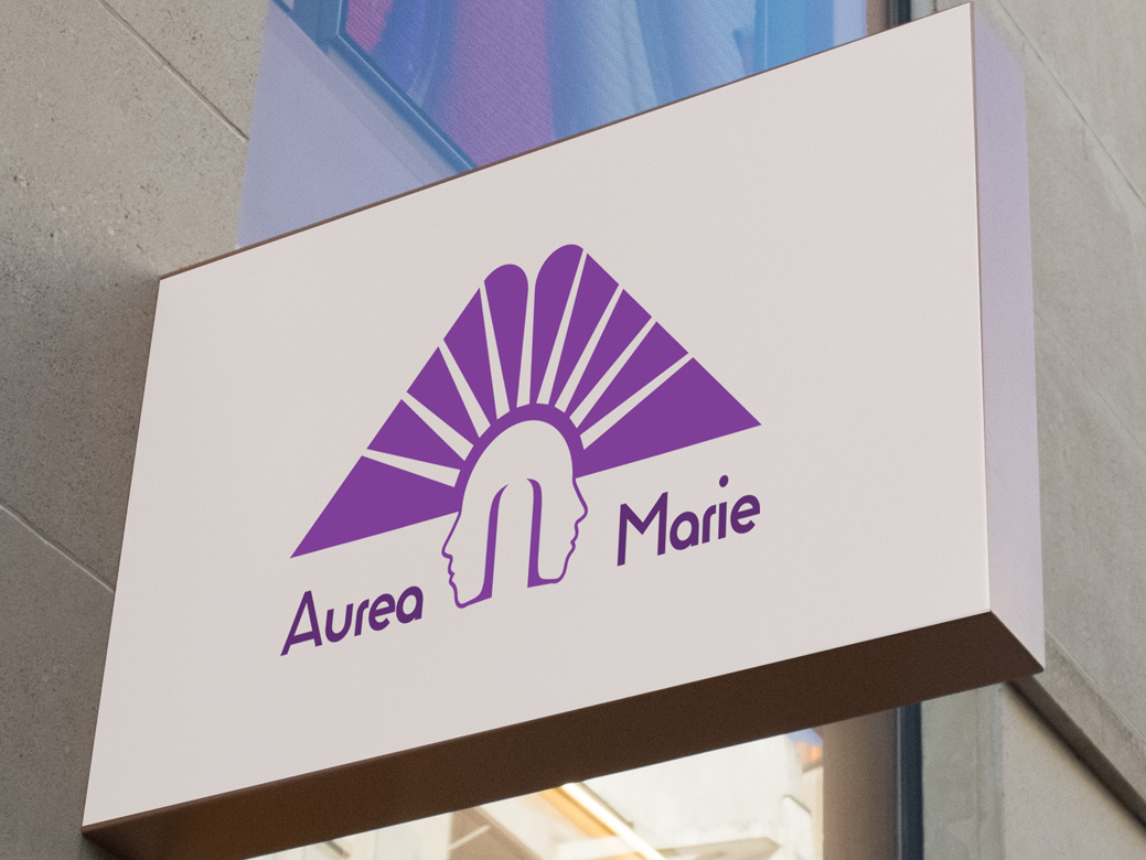 Aurea Marie Logo Design by GraphXFarm on Dribbble