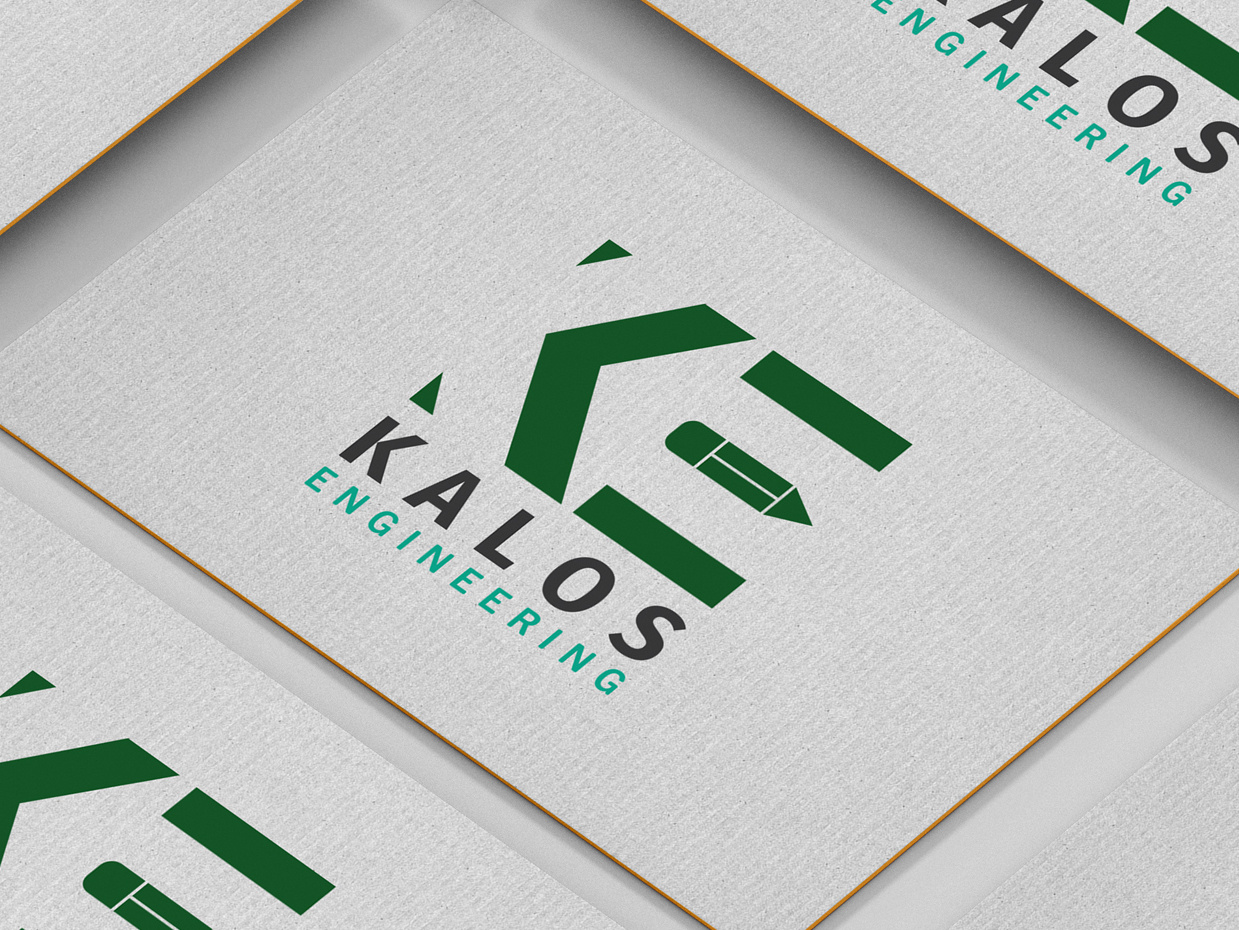 Kalos Engineering Logo Design by GraphXFarm on Dribbble