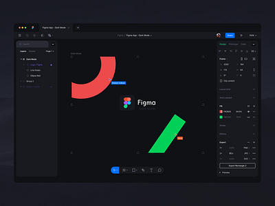 Figma App - Dark Mode XL | Free by Atakan Kalkan on Dribbble