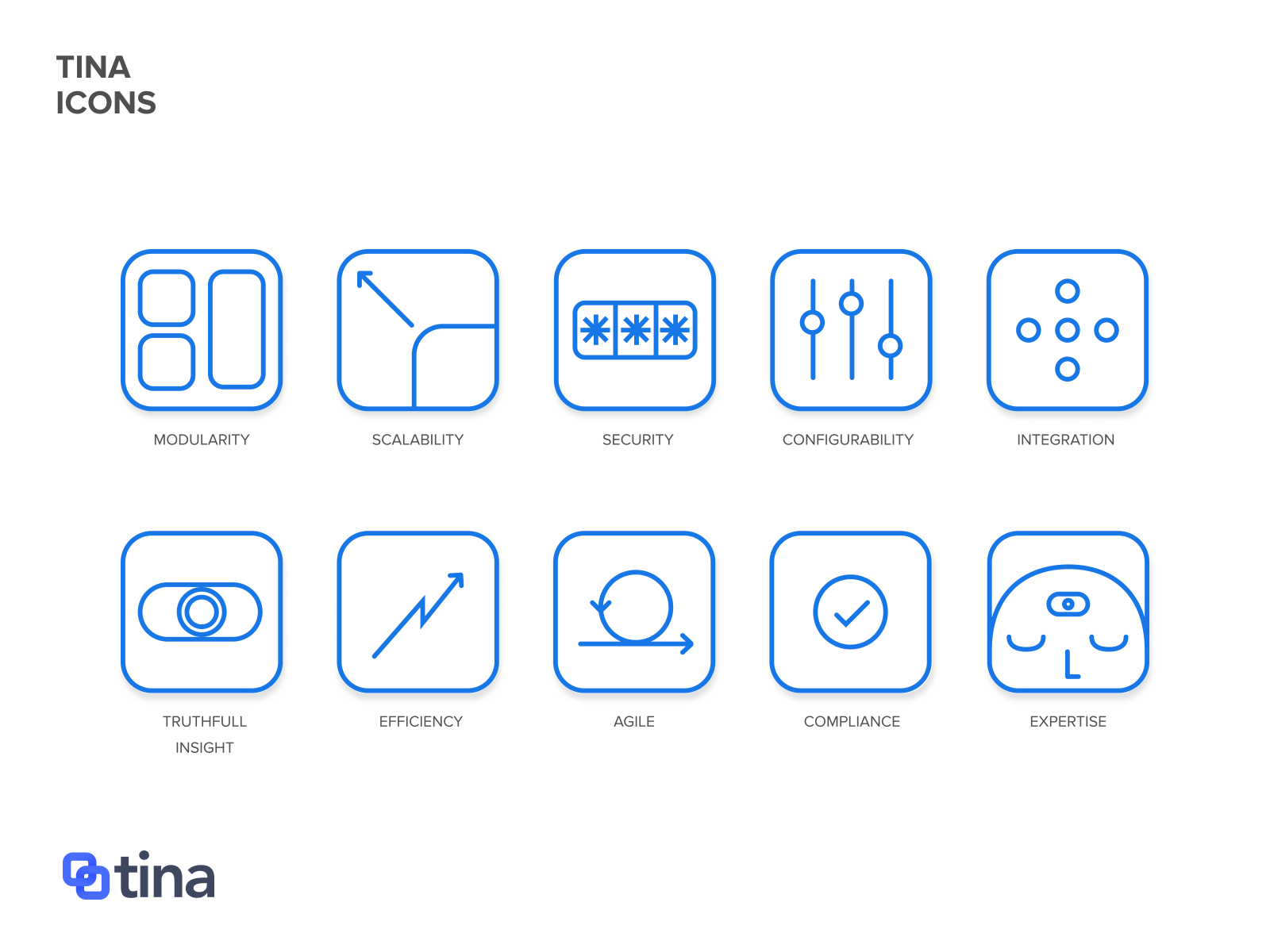 Tina website icons by Carlos on Dribbble