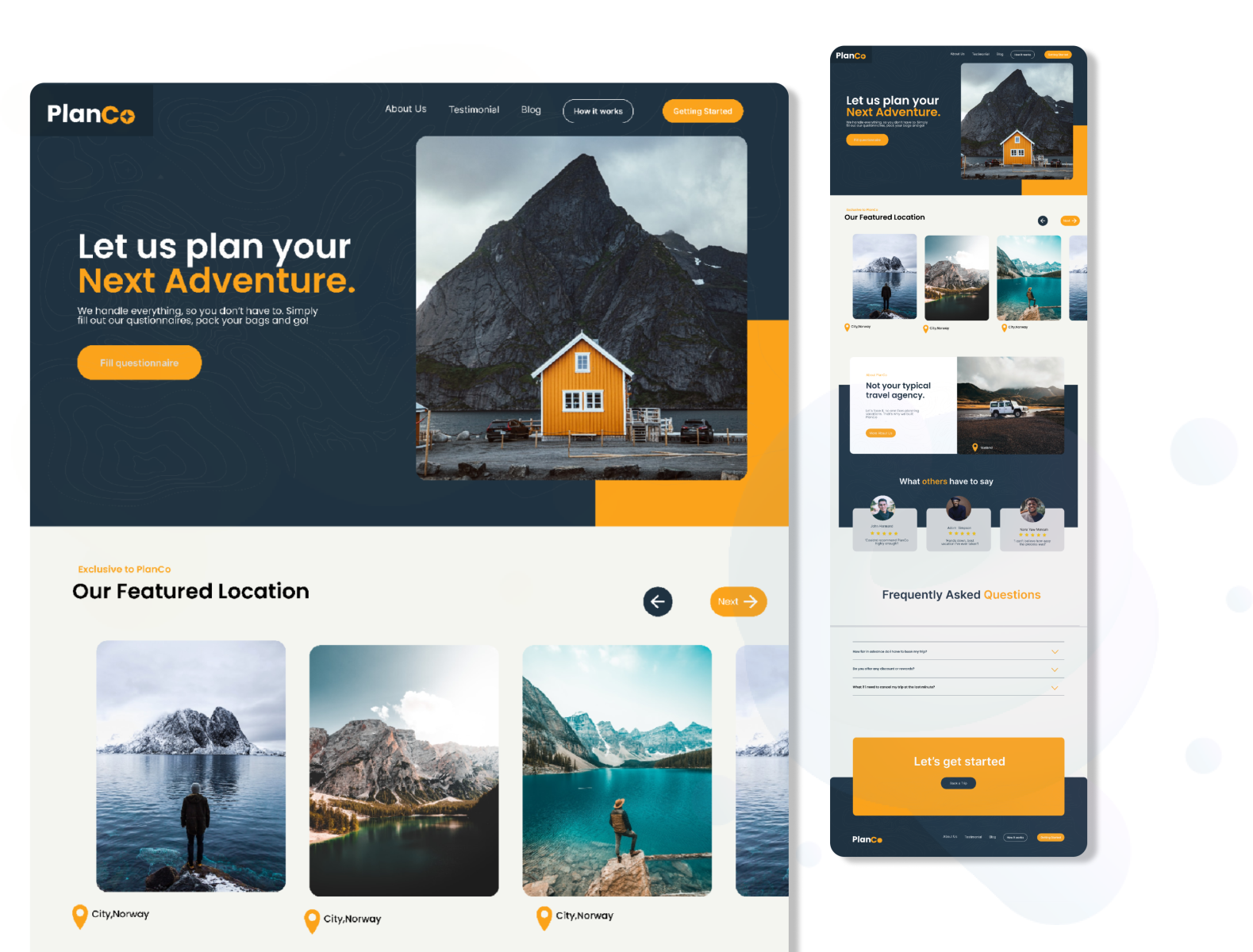 Travel Booking Web Design by Isaac Donkoh on Dribbble