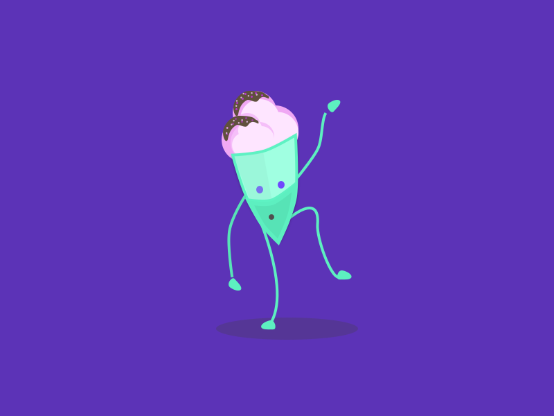 Ice cream workout by Büşra Bahadır on Dribbble