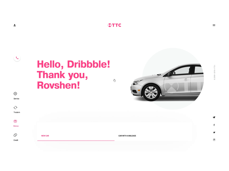 Hello Dribbble by Konstantin Shtanko™ on Dribbble