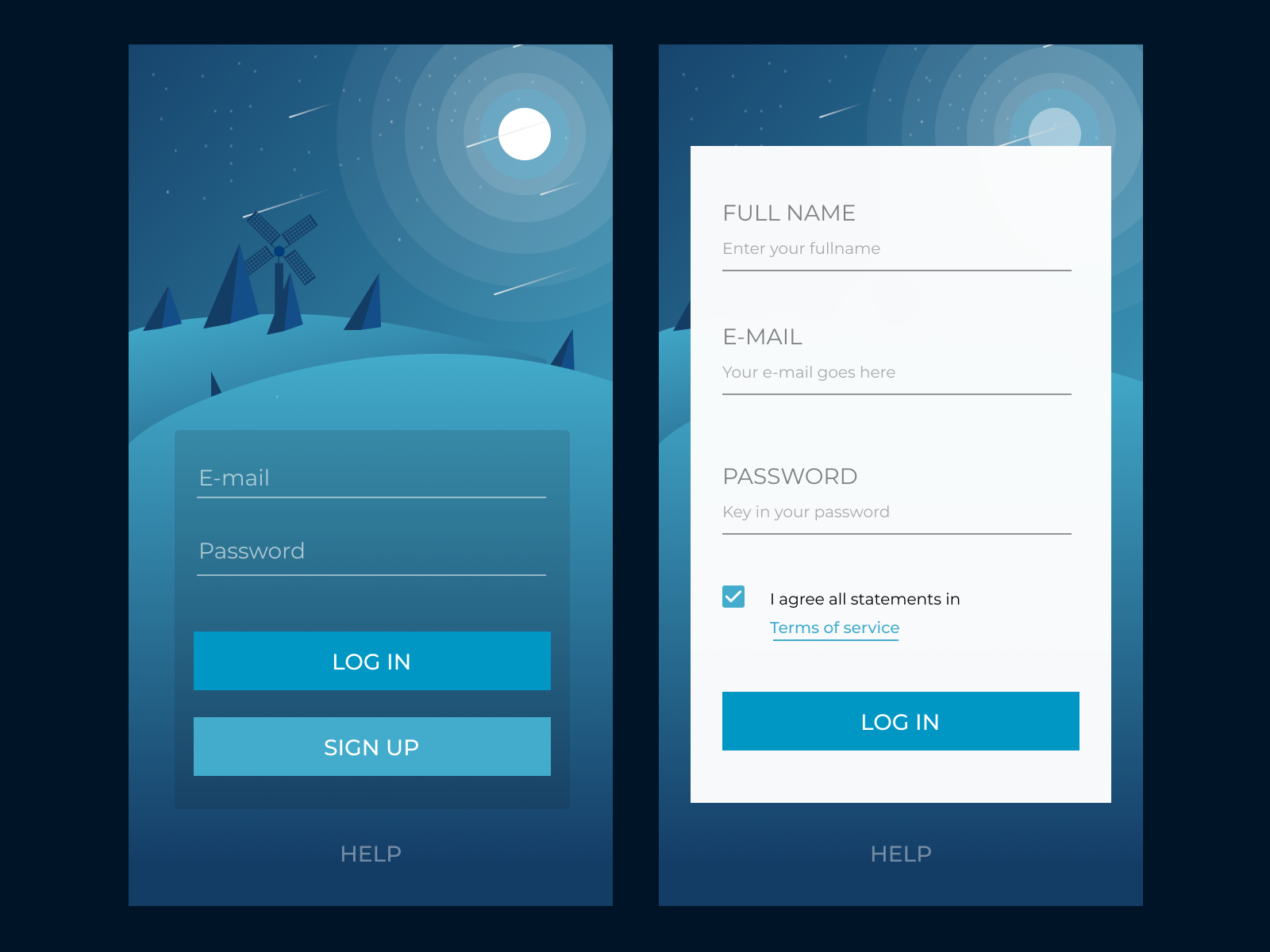 log in by Aleem Akinyoola on Dribbble