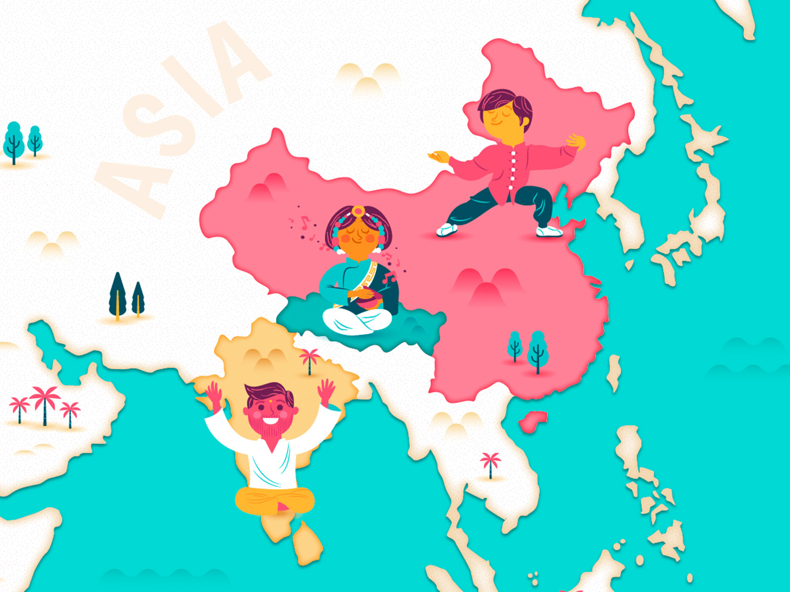 Time Well Spent - Map by Marta Colmenero for Greenlight Digital on Dribbble