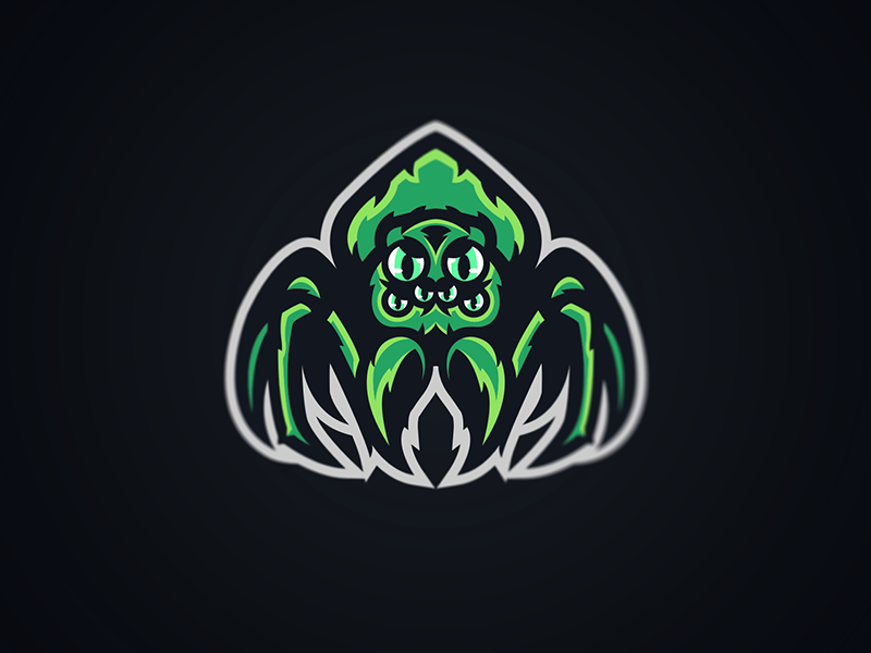 Spider Mascot Logo by Matt H on Dribbble
