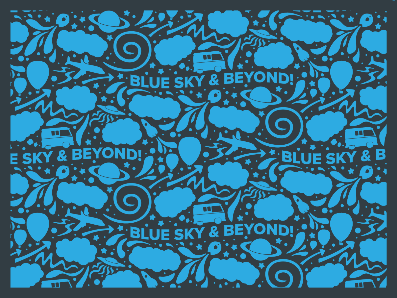 Blue Sky & Beyond by Tate Heisler on Dribbble