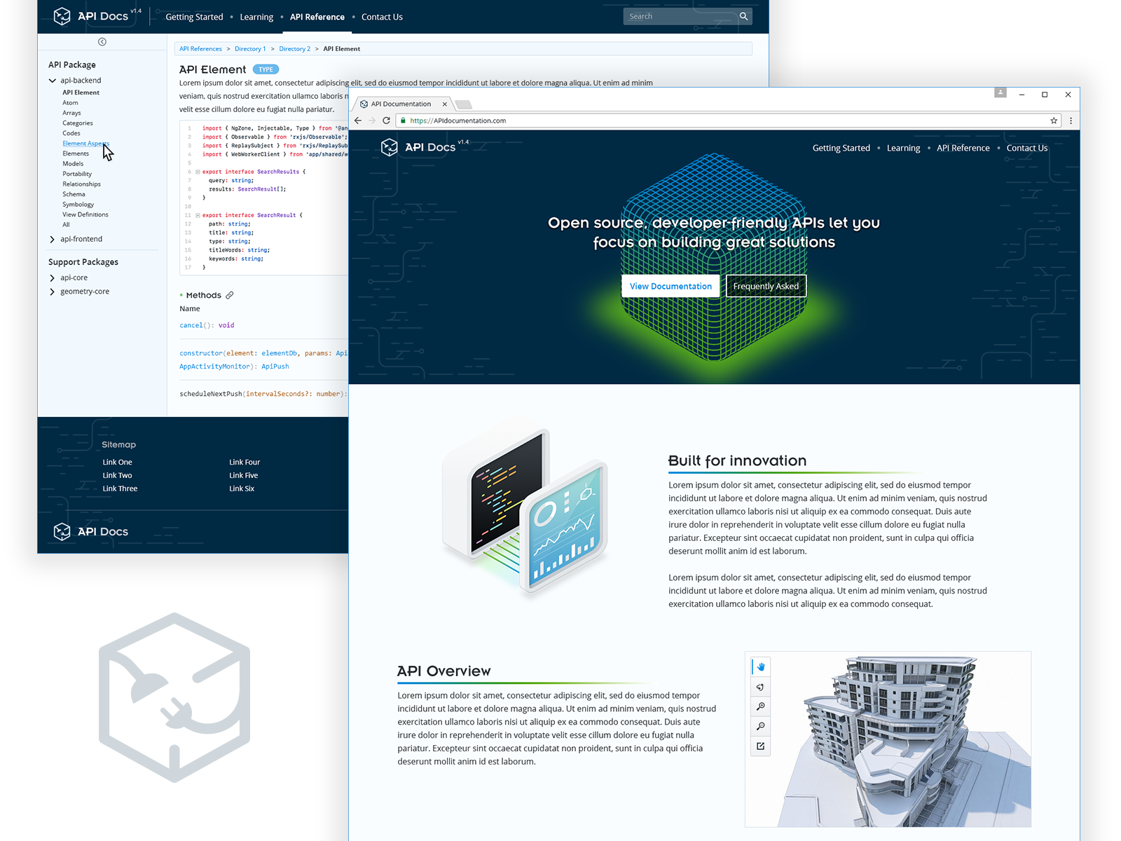 API Documentation Website by Jon Graft on Dribbble
