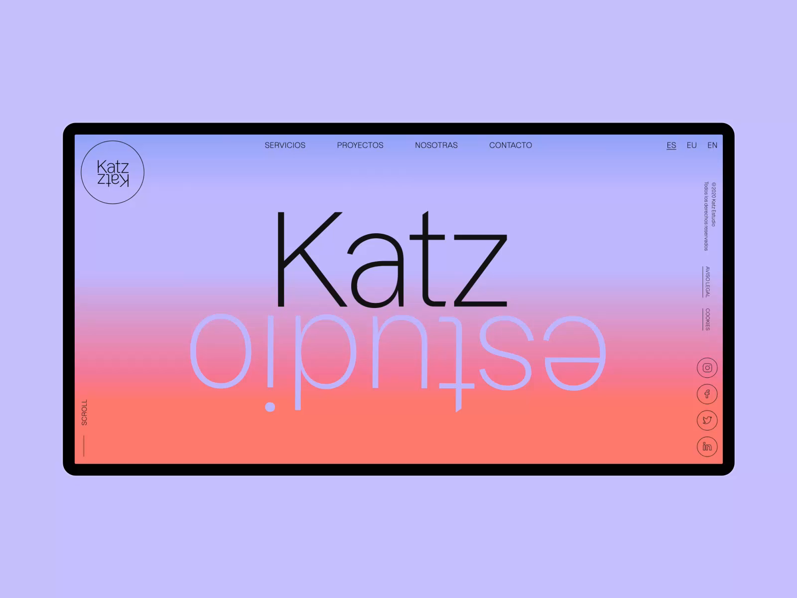 Katz website animation by Hermes Grau on Dribbble