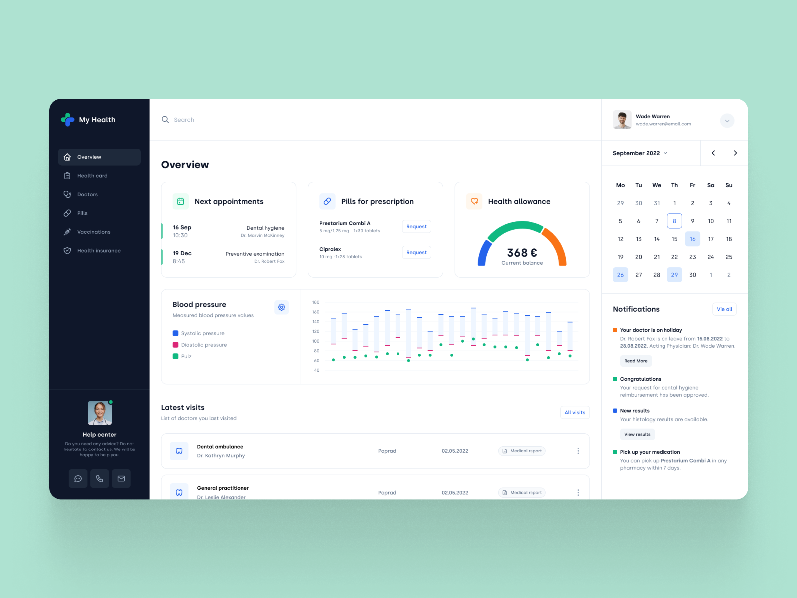My Health - Complete overview of your health by Mikuláš Beskyd for ...