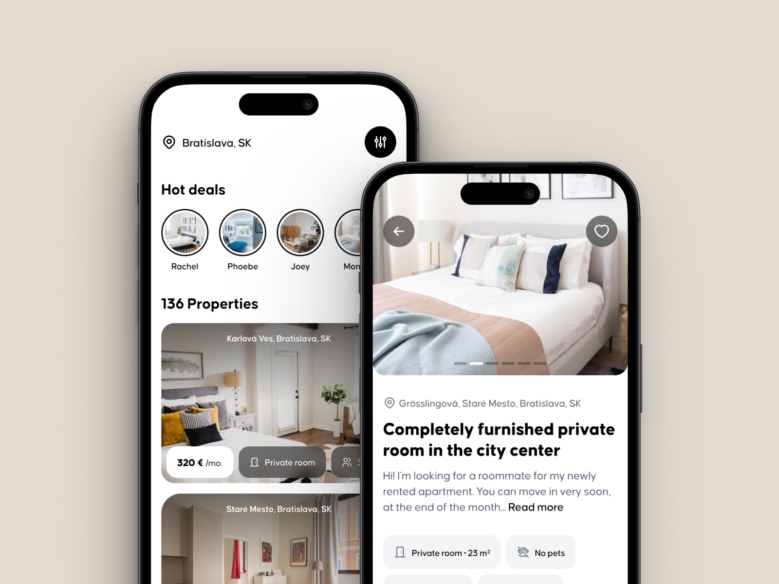 Find shared housing | App Concept by Mikuláš Beskyd for Webscope Design on Dribbble