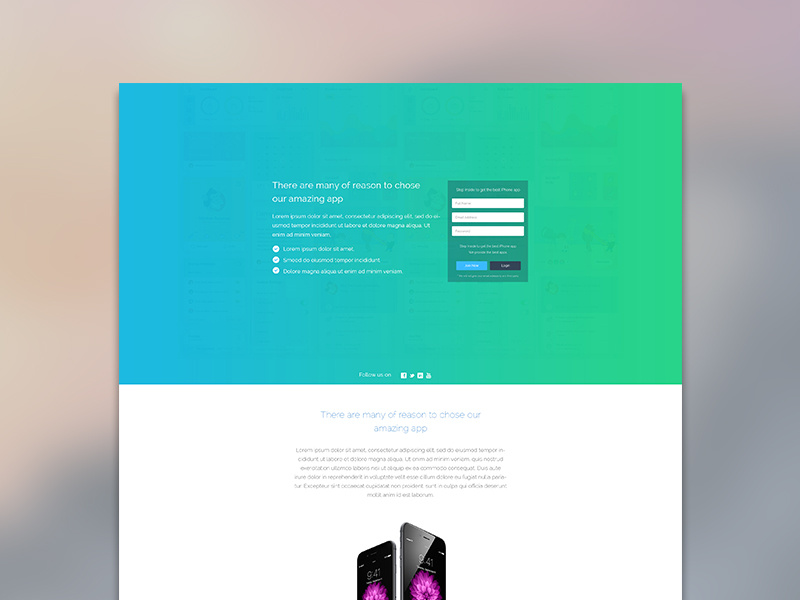 WIP App Landing Page by Shekh Al Raihan on Dribbble